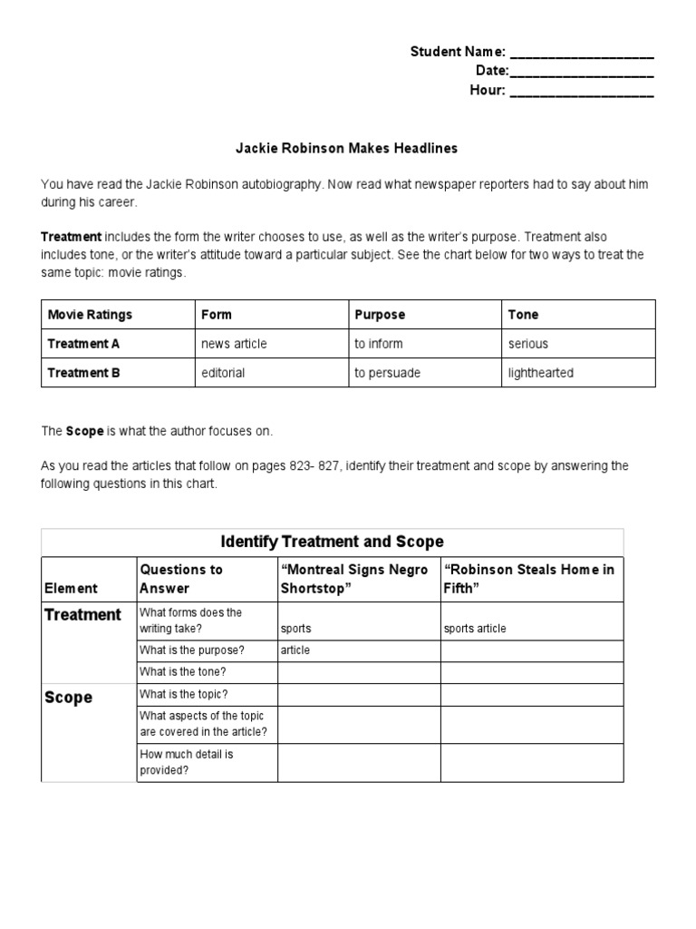 Analyzing Jackie Robinson's Media Coverage | PDF | Sports & Recreation