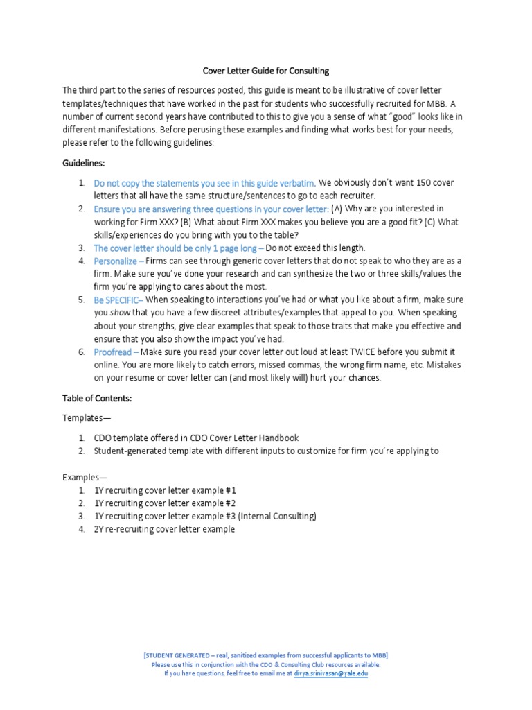 Examples of Successful Cover Letters - VF | PDF | Entrepreneurship ...