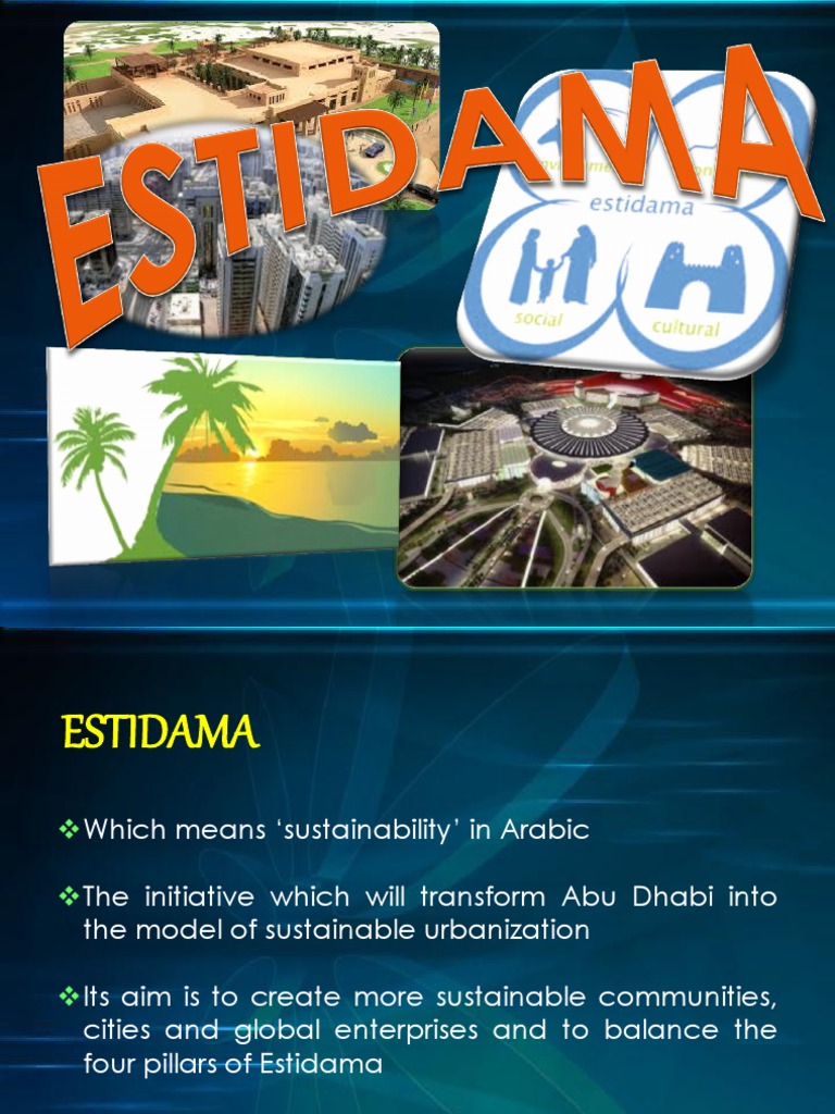 Estidama - The Four Pillars of Sustainability | PDF | Waste Management ...