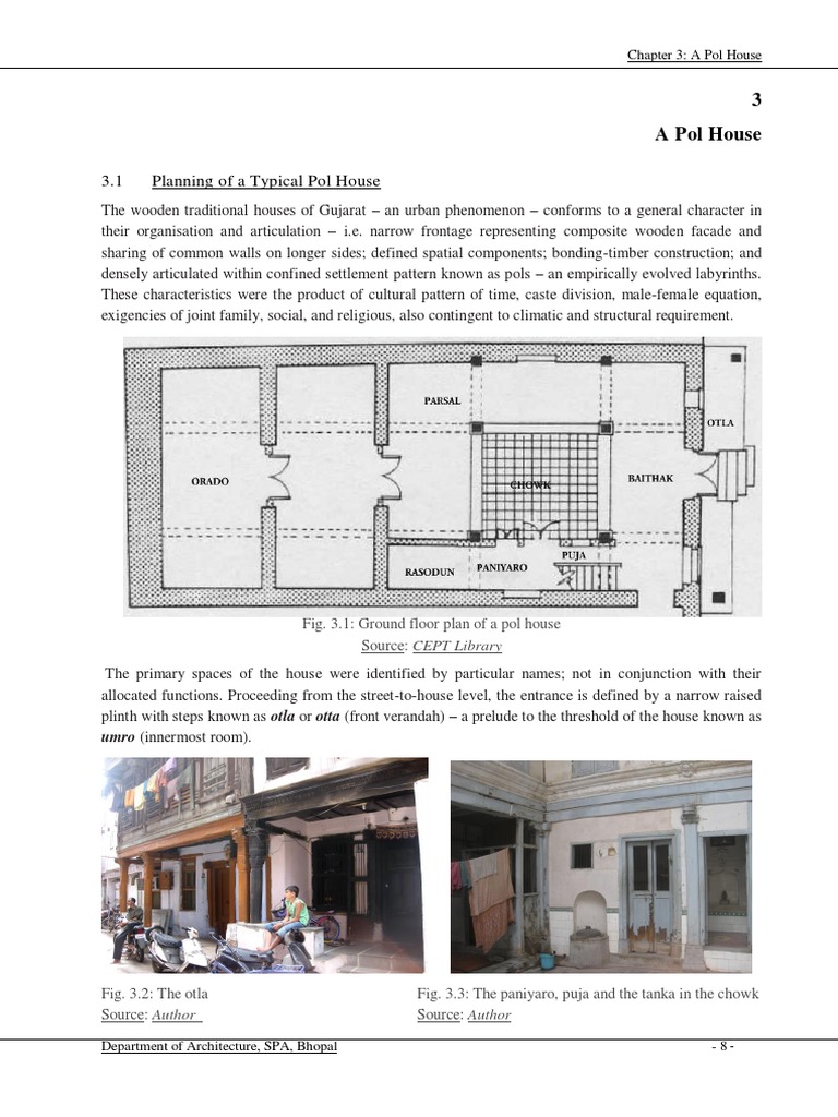 Architectural Elements of Pol Houses | PDF | Art