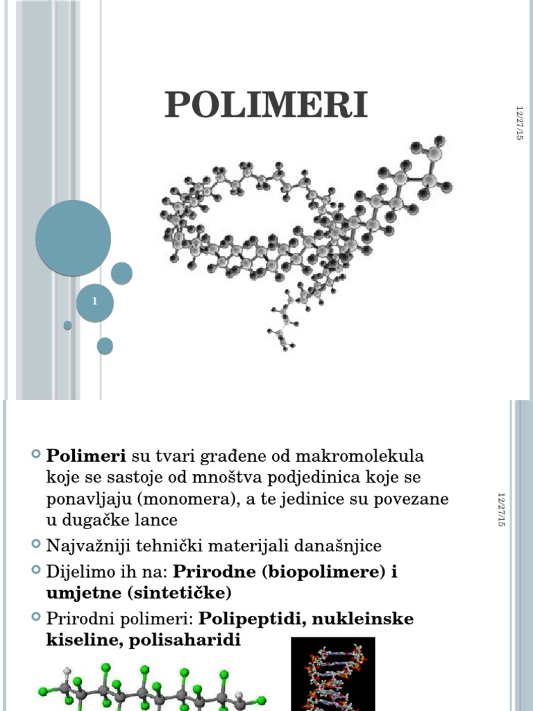 Polimeri | PDF