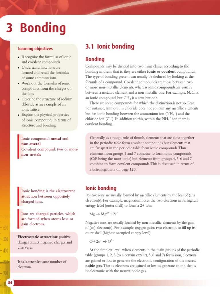 CUP IBChemistry c03 It Bonding | PDF | Chemical Bond | Covalent Bond