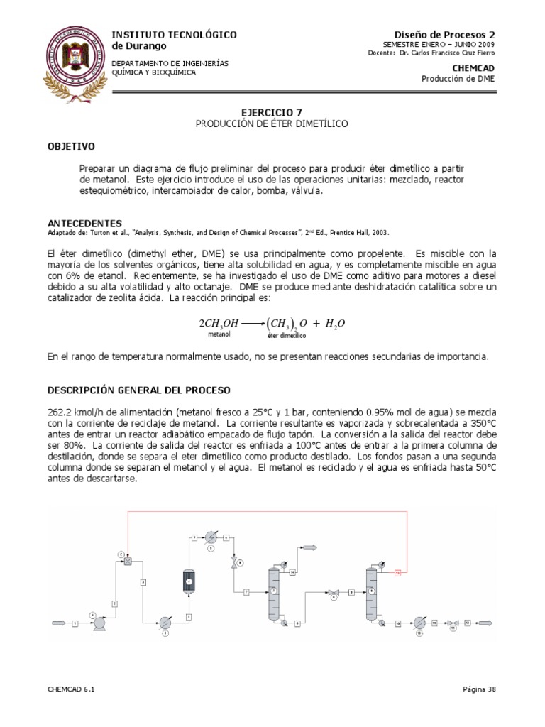 Eter Dimetilico | PDF | Tecnología