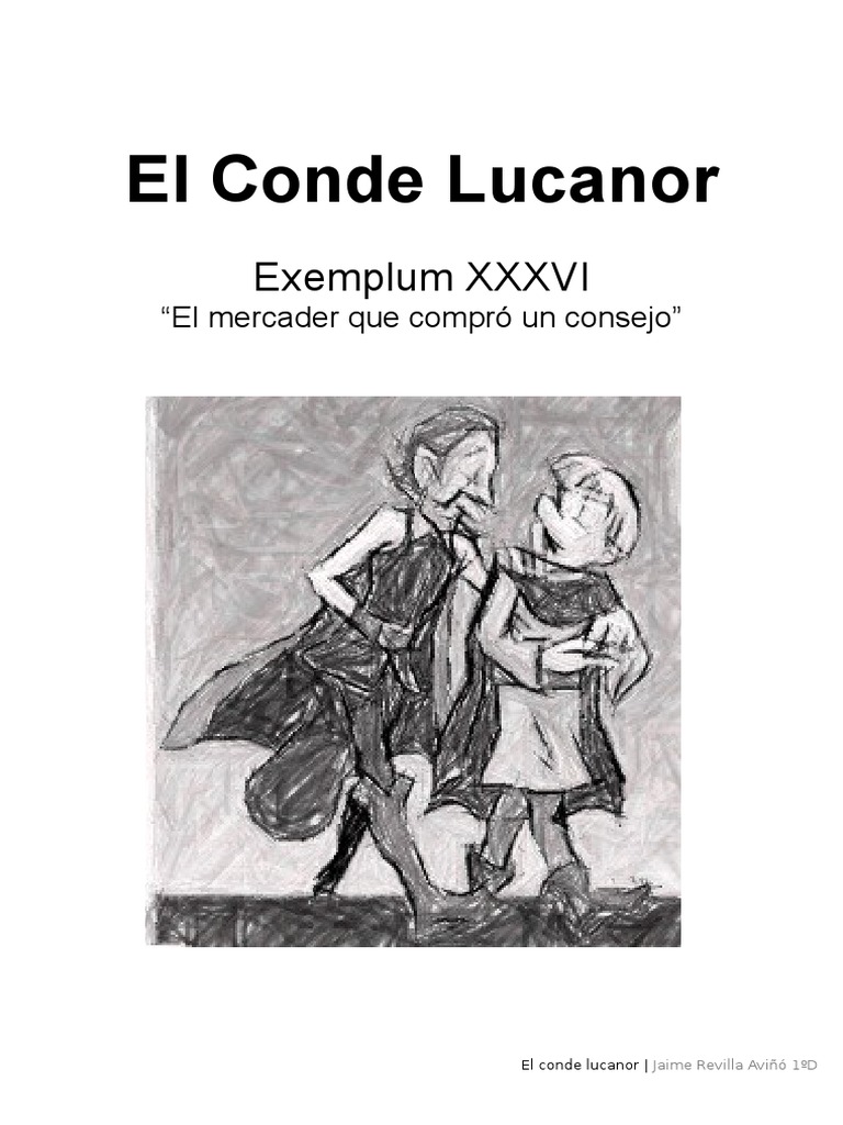 Análisis del "Conde Lucanor" de Don Juan Manuel | PDF | Narración