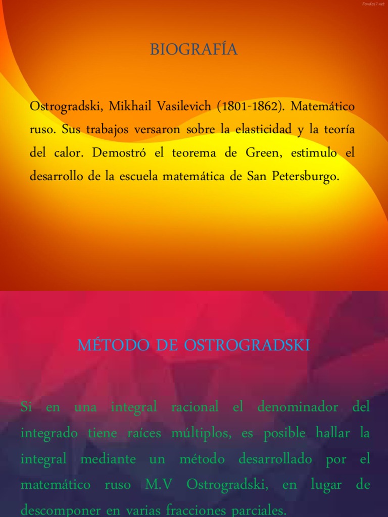 Método de Hermite Ostrogradski | PDF