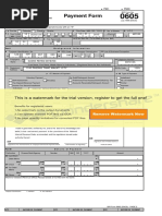 Bir Form 0605 | PDF | Withholding Tax | Taxpayer