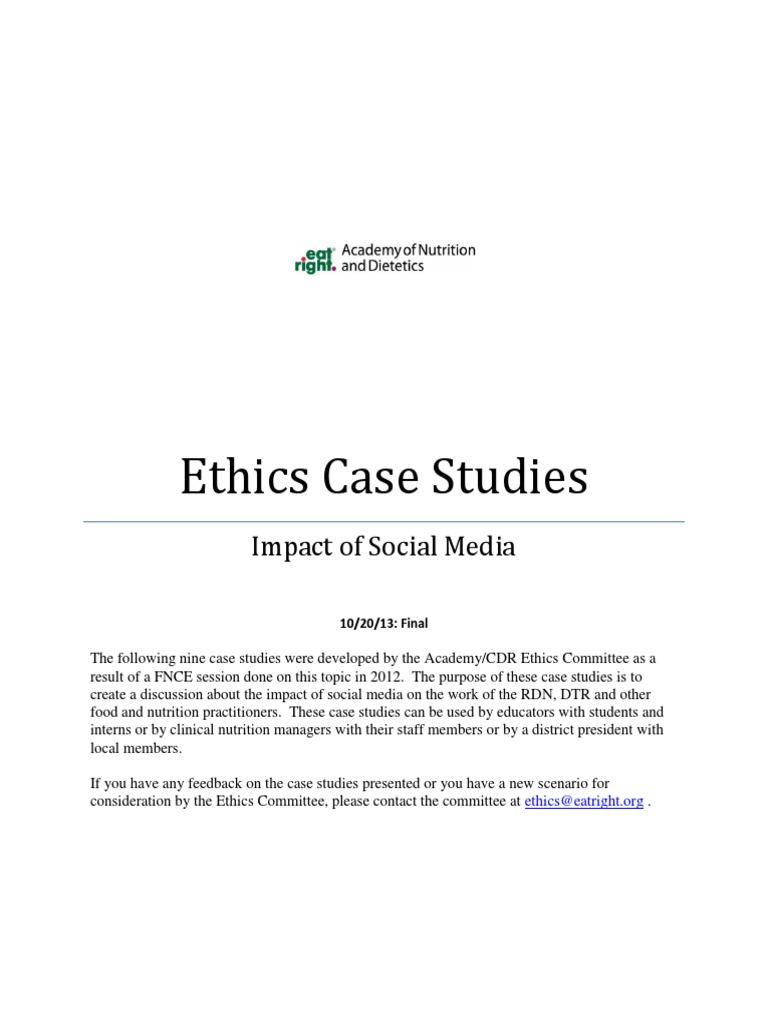 Social Media Ethics Case Study | PDF | National Labor Relations Act ...