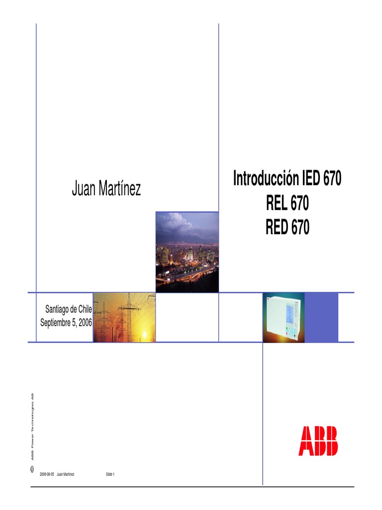 IED 670 REL670 RED670 Santiago | PDF