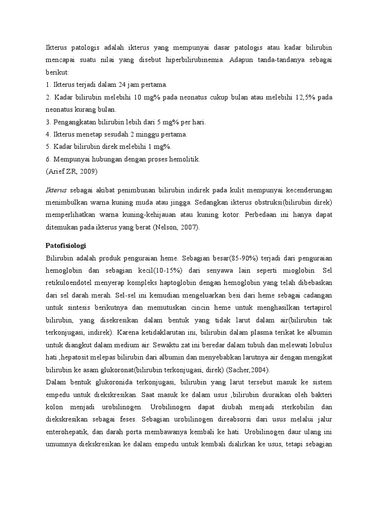 Ikterus Patologis pada Neonatus | PDF