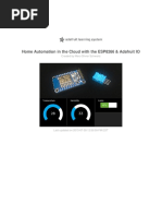 Home Automation Using Arduino and ESP8266 Module | PDF | Arduino ...