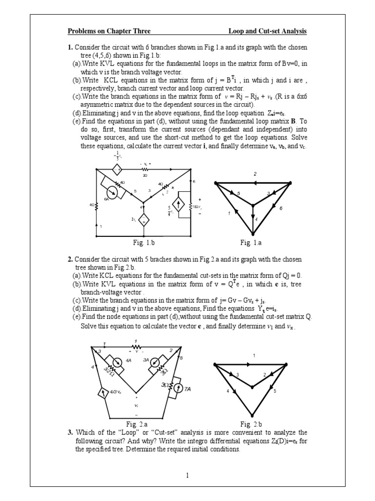 Cut Set Matrix | PDF | Electrical Network | Matrix (Mathematics)
