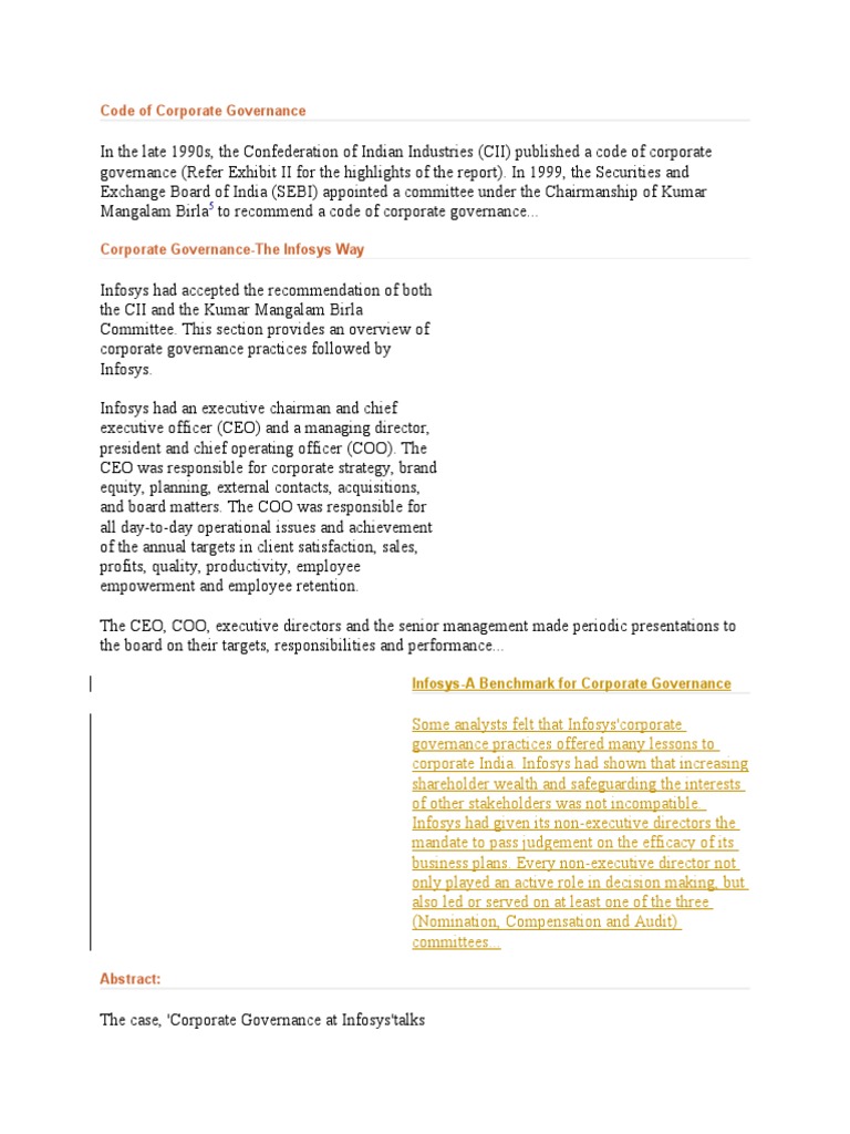 Code of Corporate Governance | PDF | Microsoft | Corporate Governance