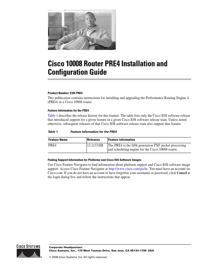 Cisco 10000 | PDF | Booting | Router (Computing)