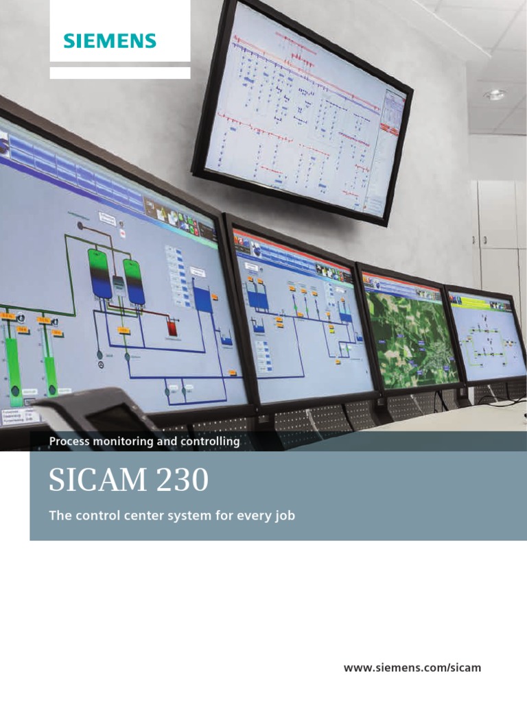 Sicam 230 Brochure En | Electrical Grid | User Interface