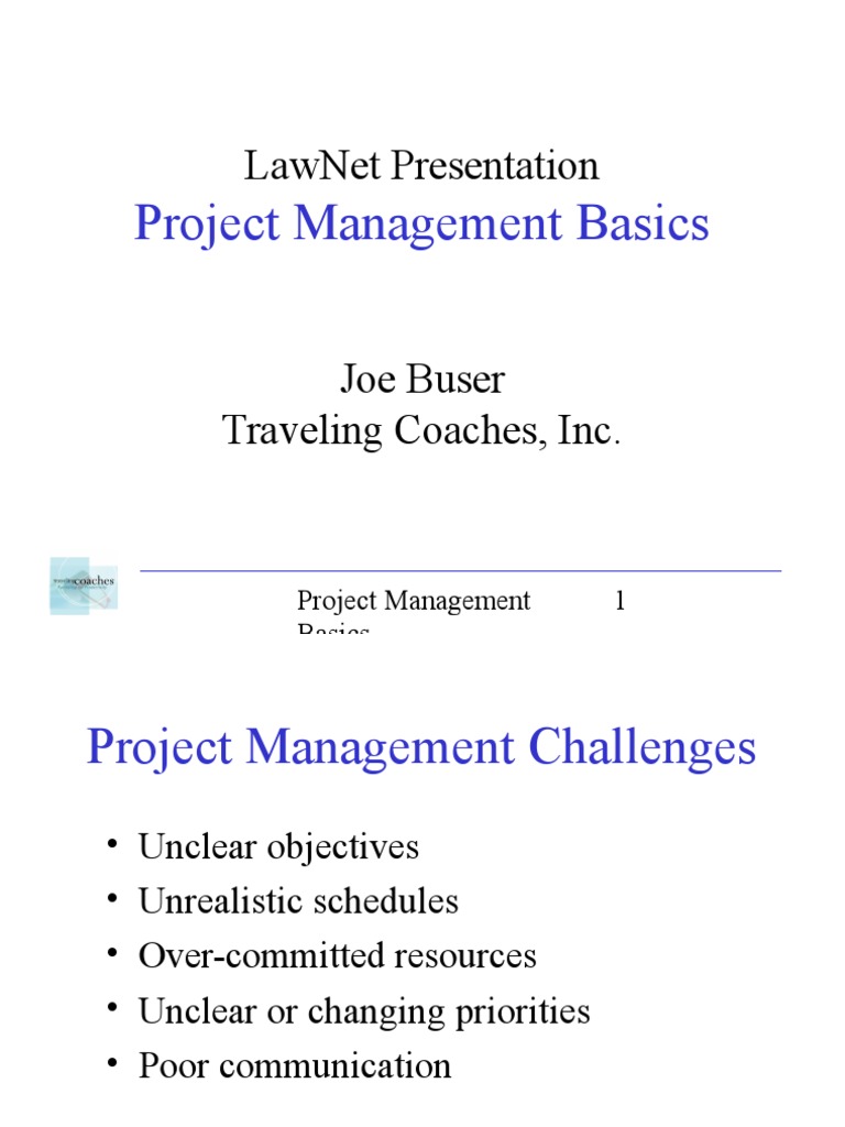 Project Management Basics - Pps | PDF | Project Management | Accountability