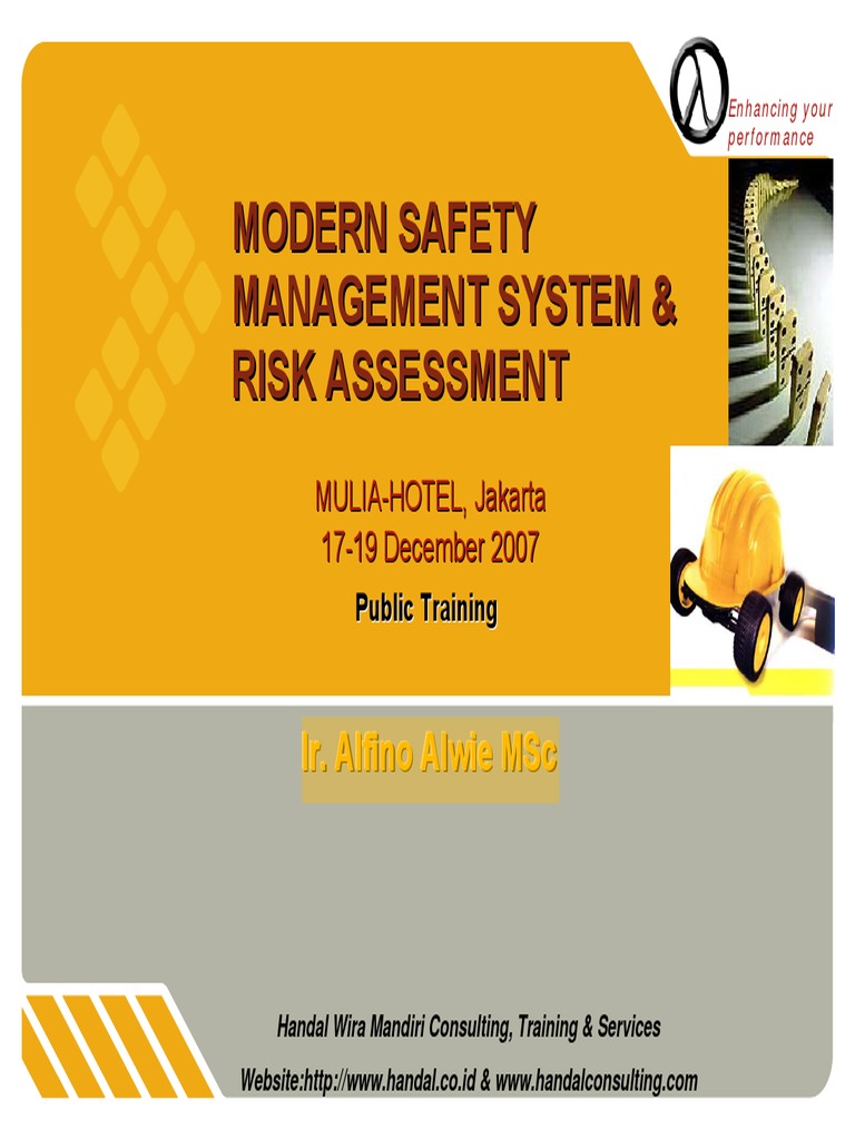 Modern Safety Management System & Risk Assessmentrisk Assessment Mix ...