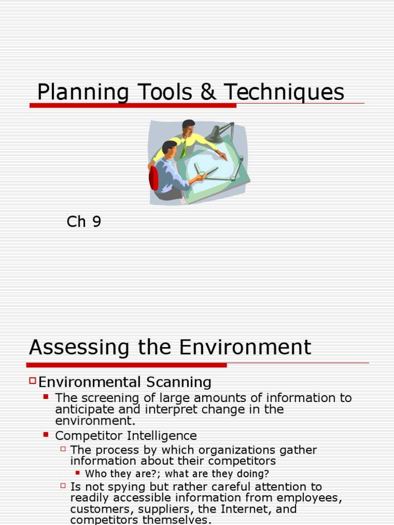 Planning Tools & Techniques | PDF | Forecasting | Business