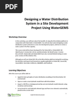 My First Tutorial in WaterCad Handout | PDF | Pump | Valve