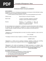 Principles and Practices of Management | PDF