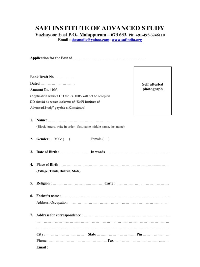 Safi Institute of Advanced Study: Vazhayoor East P.O., Malappuram - 673 ...