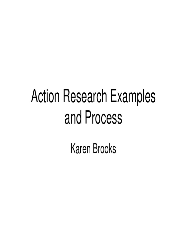 Action Research Examples and Process | Teachers | Science Education ...
