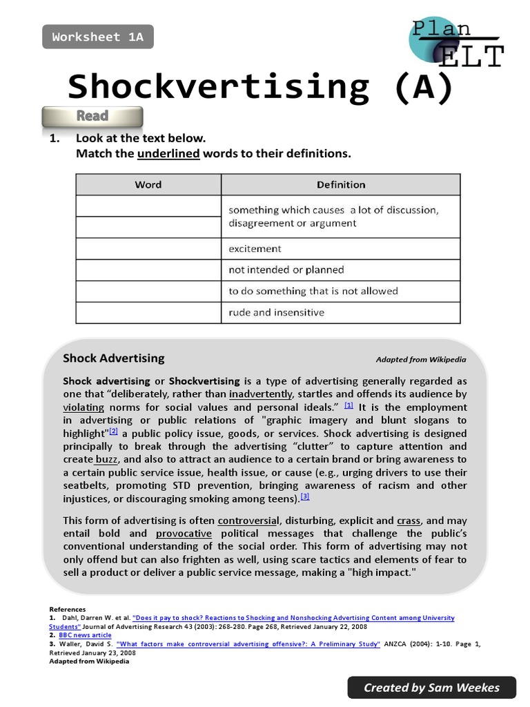 Shockvertising | PDF | Advertising | Communication