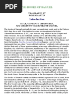 1 Samuel Outline | PDF | Books Of Samuel | Saul