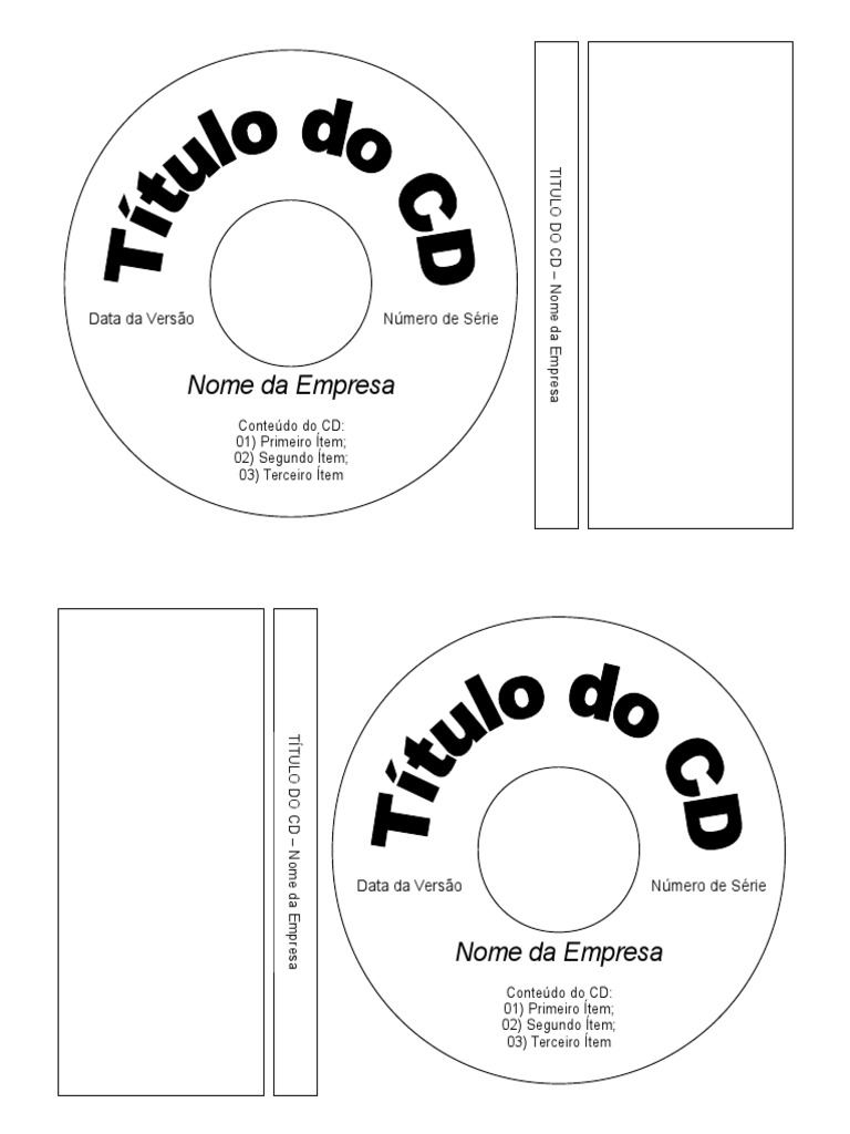 Gabarito Etiqueta para CD - Pimaco | PDF