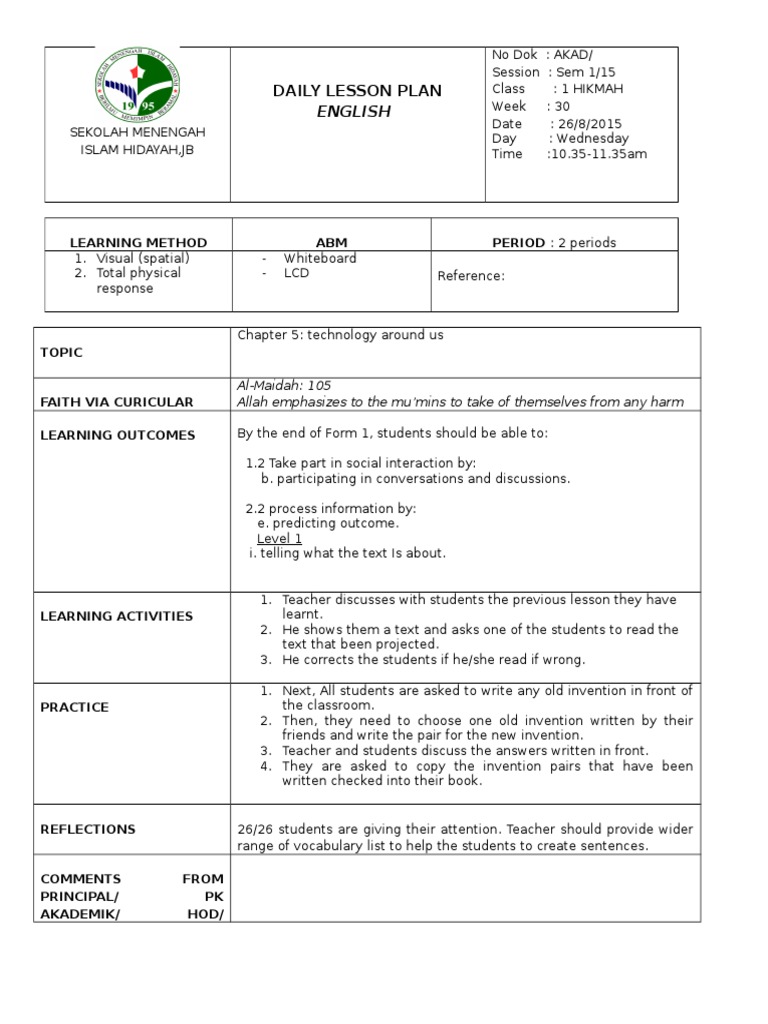 English Form 2 | PDF