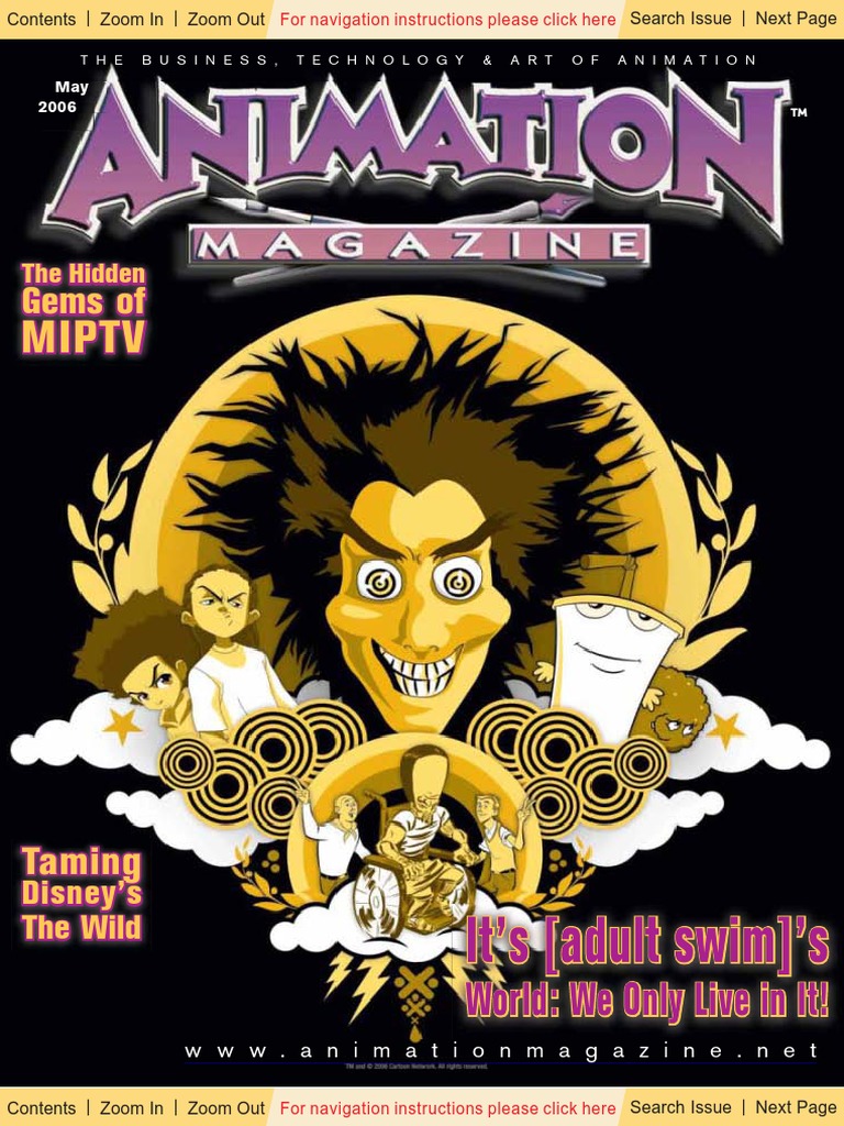 Animation Magazine 20-05 - May 2006 - It's (Adult Swim) 'S World - We ...