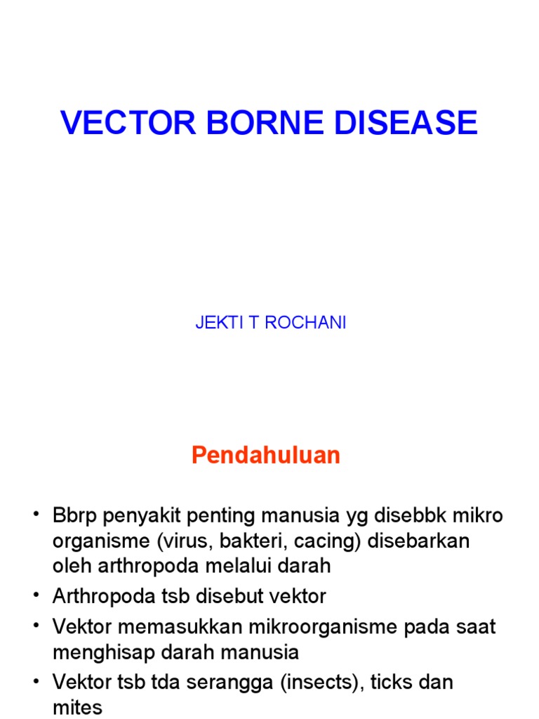 Vector Borne Disease | PDF