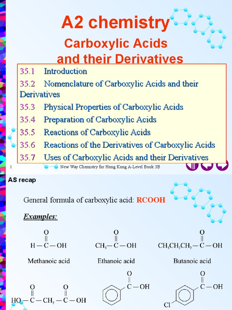 Carboxylic Acids and Derivatives Overview | PDF | Ester | Amide