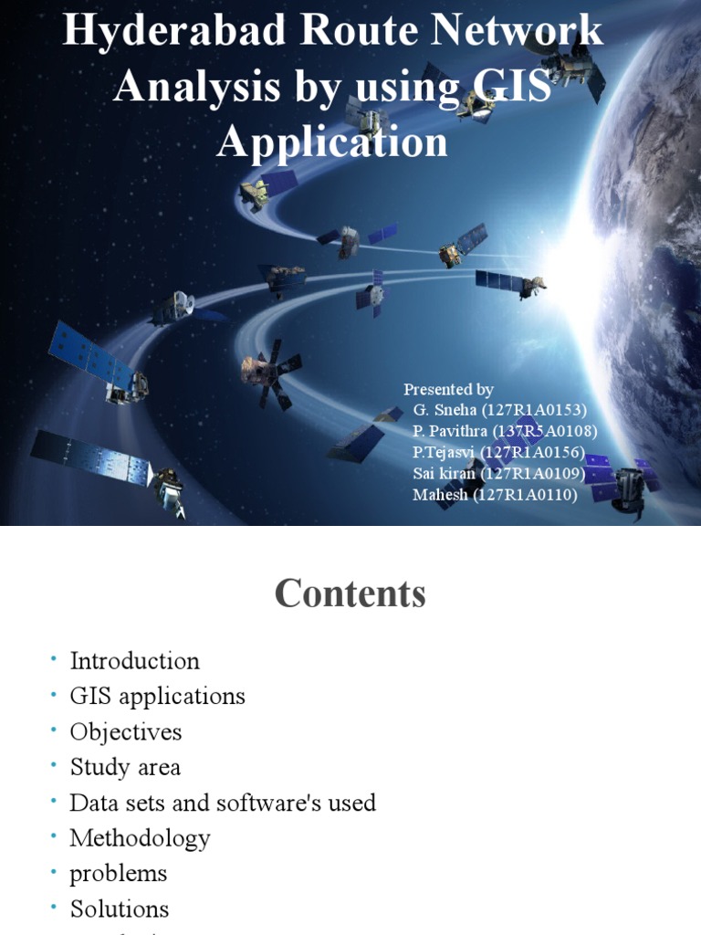 Hyderabad Route Network Analysis by Using GIS Application | PDF ...
