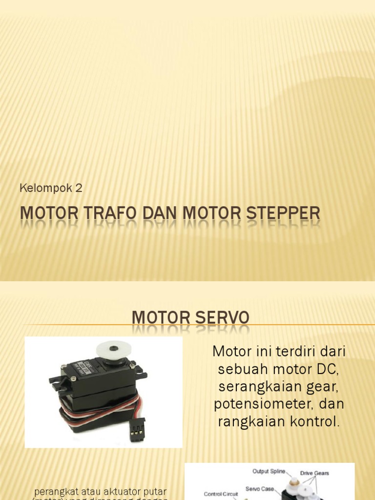 Motor Servo Dan Motor Stepper | PDF