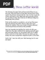 100 Daily Use Three-Word Sentences | PDF | English Language | Linguistics