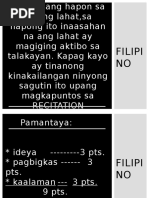Kolokasyon Filipino 10 | PDF