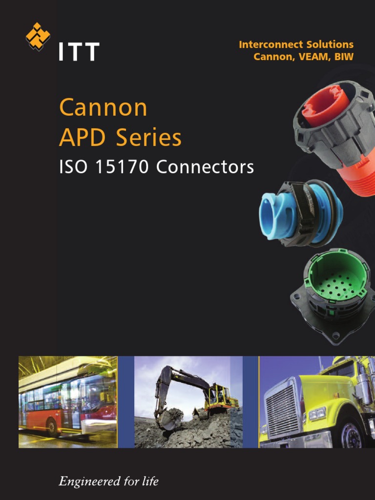 ITT Cannon APD Series | PDF | Electrical Connector | Ac Power Plugs And ...