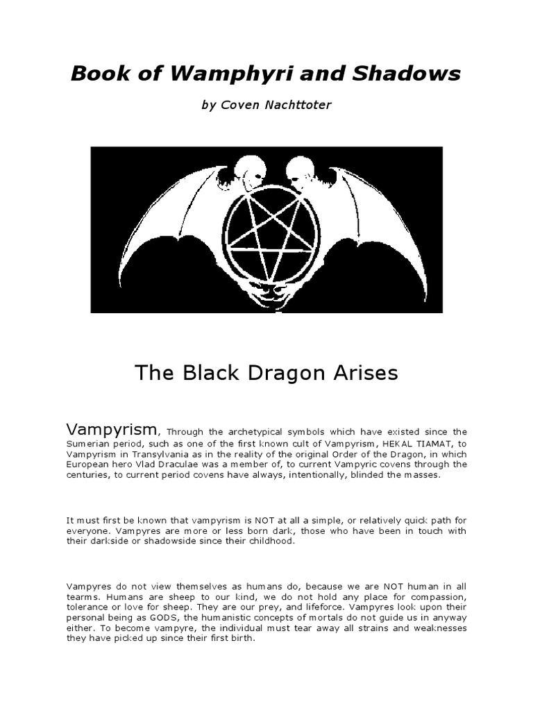 Book of Wamphyri and Shadows PDF | PDF | Werewolves | Vampires