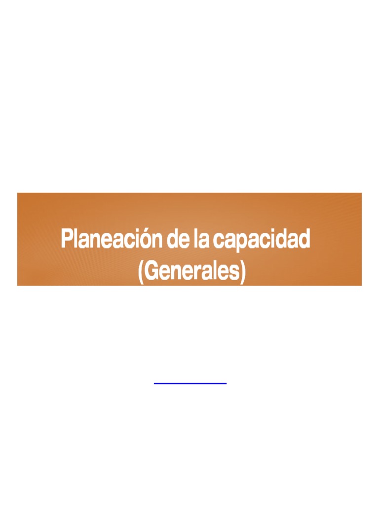 Plan de Capacidad 2015 PDF | Descargar gratis PDF | Planificación ...
