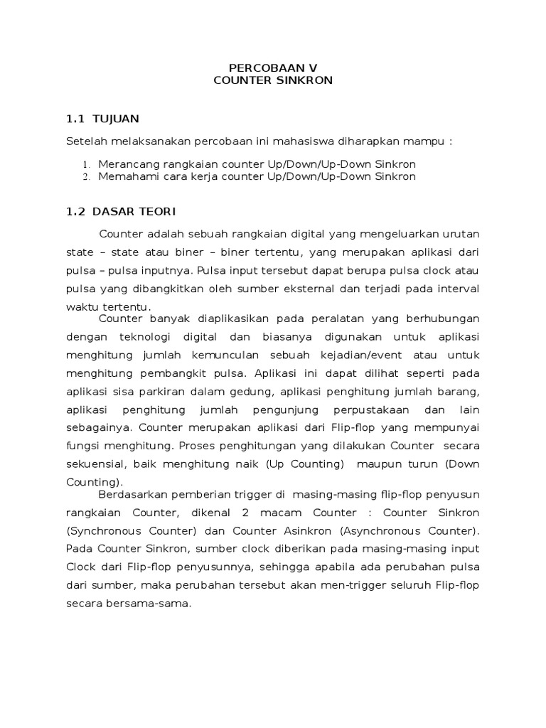 Panduan Counter Sinkron Mahasiswa | PDF