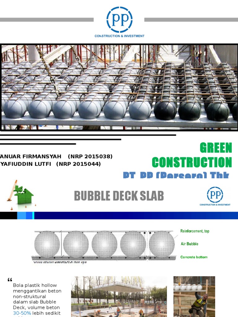 Green Construction (Bubble Deck Slab) | PDF