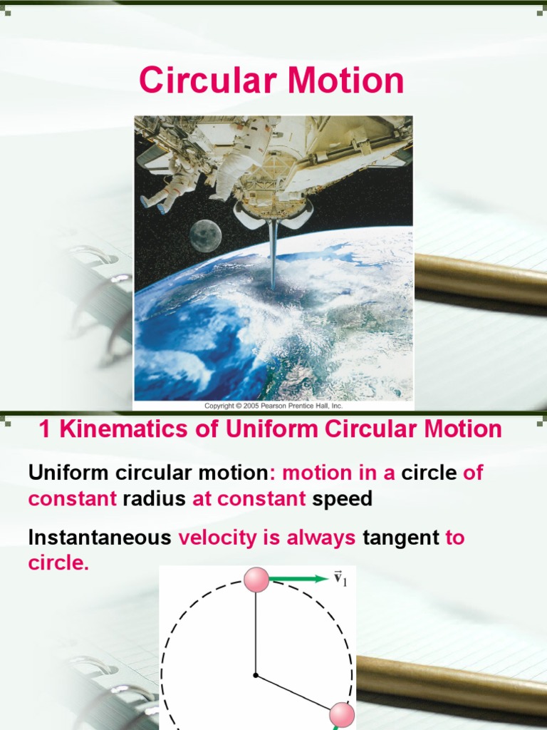 Physics Project On Circular Motion | PDF | Acceleration | Physical ...