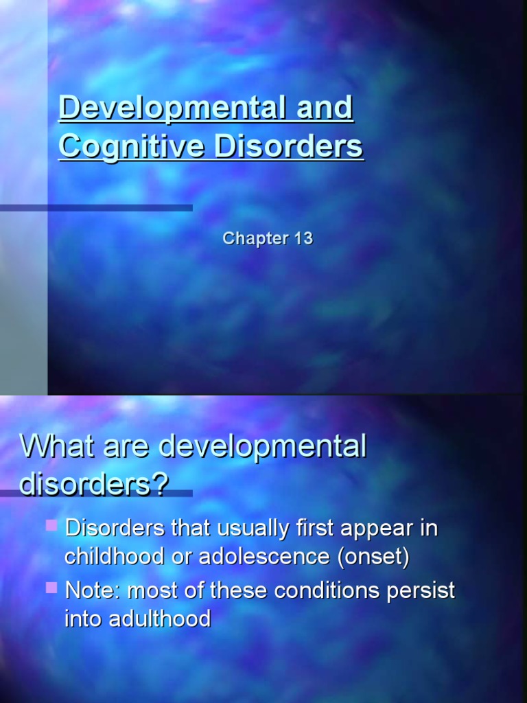 Developmental Disorders | PDF | Attention Deficit Hyperactivity ...