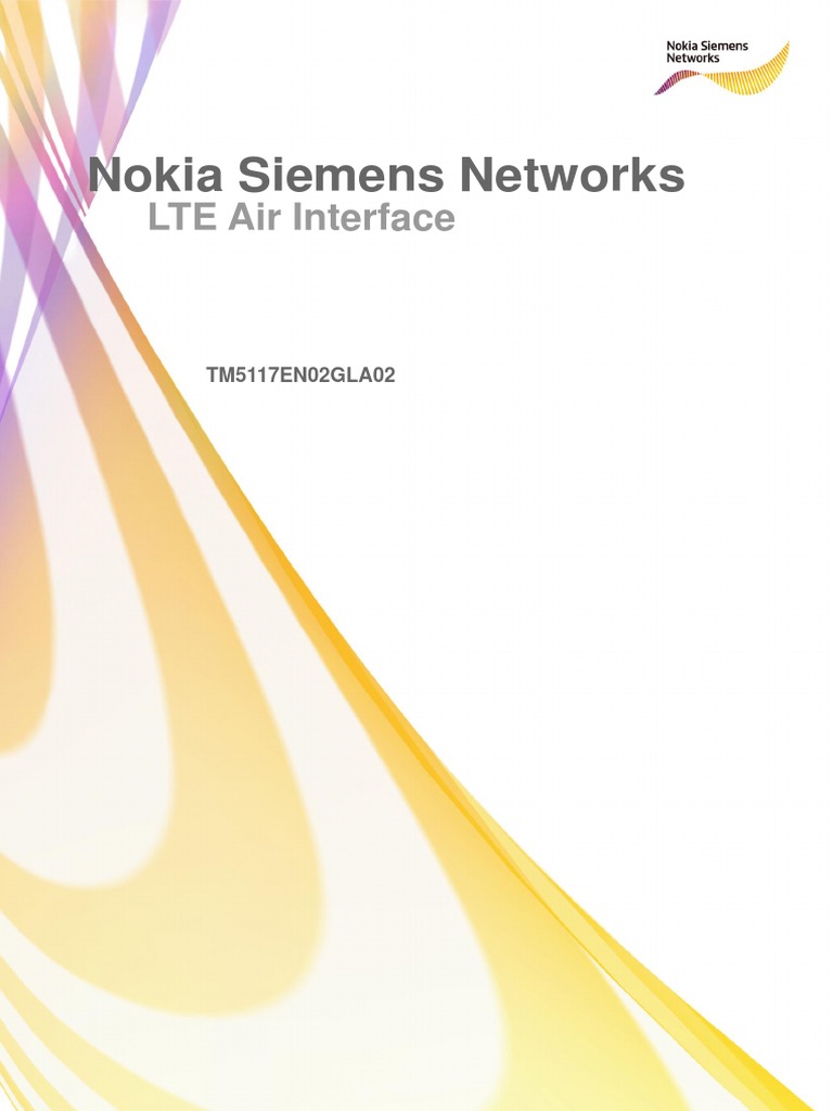 Nokia Siemens Networks: LTE Air Interface | PDF | Trademark ...