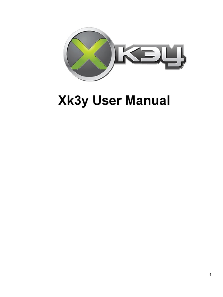 Xk3y User Manual | PDF | Xbox 360 | Usb Flash Drive
