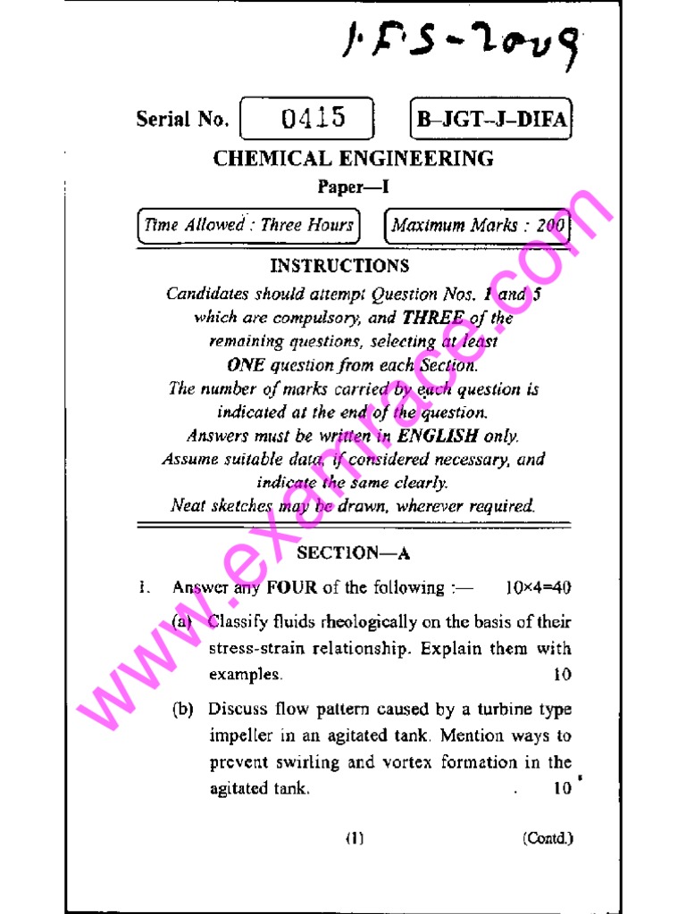 IFS Chemical Engineering 2009 | PDF | Ammonia | Gases