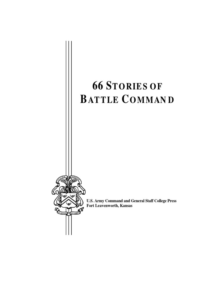 66 Stories of Battle Command | PDF | History