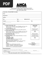MASA Membership Application Form | PDF | Receipt | Payments