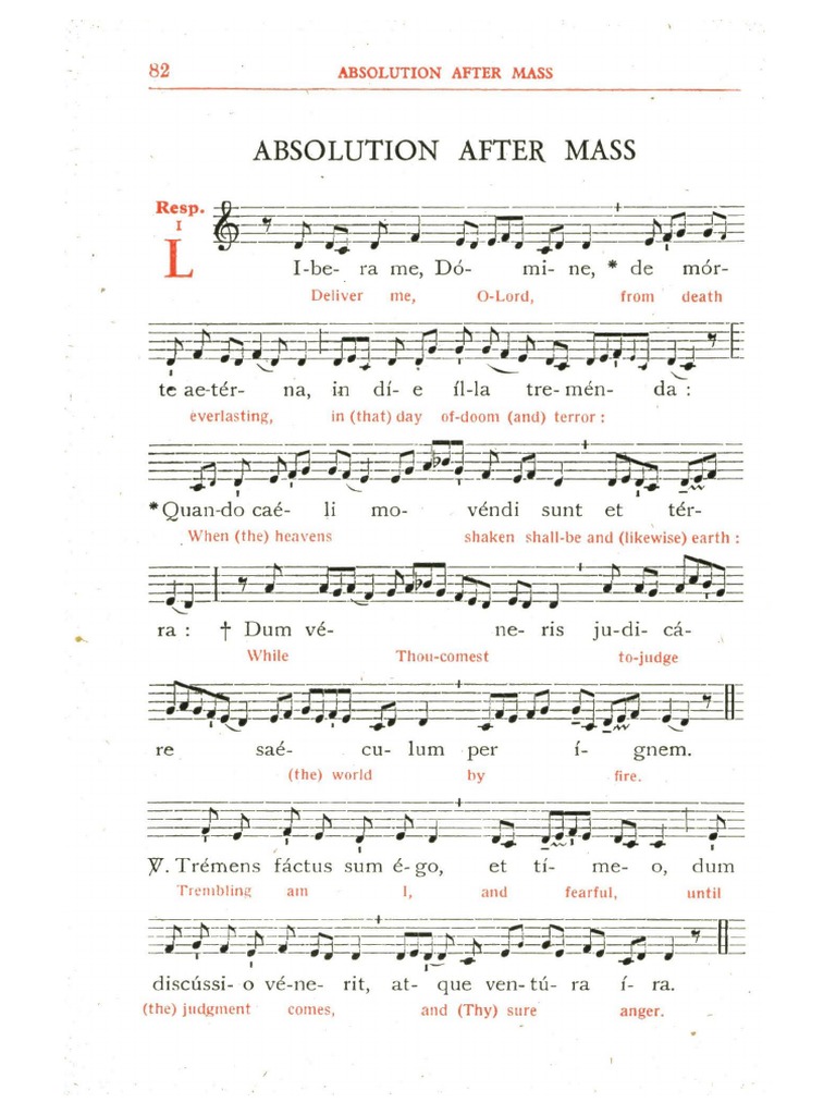 Absolution After Mass | PDF | Christian Behaviour And Experience ...