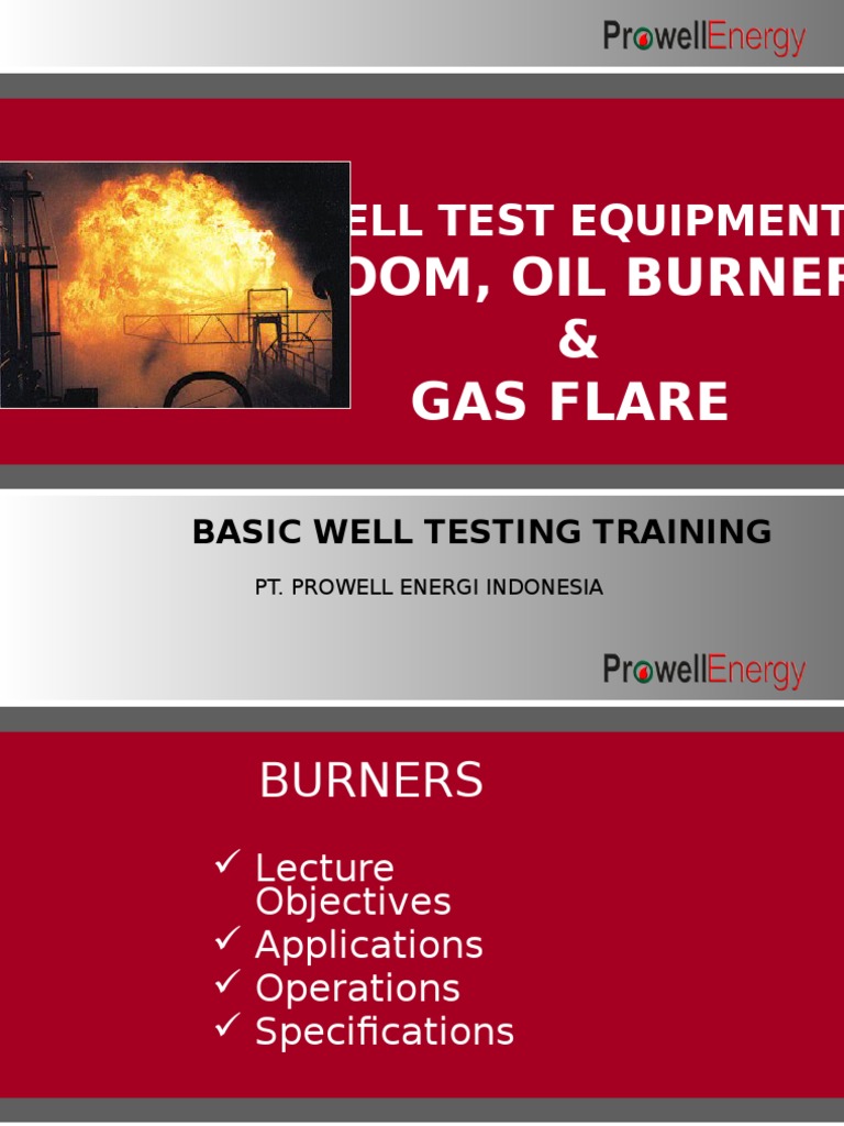 4.5. Burners & Booms | PDF | Drilling Rig | Combustion